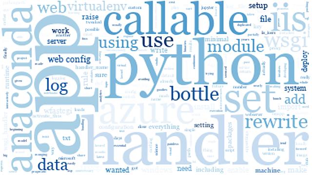 Setting Up Anaconda Python WSGI Apps On IIS - Tao of Mac
