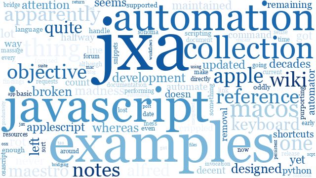 Jxa Javascript For Automation Tao Of Mac 